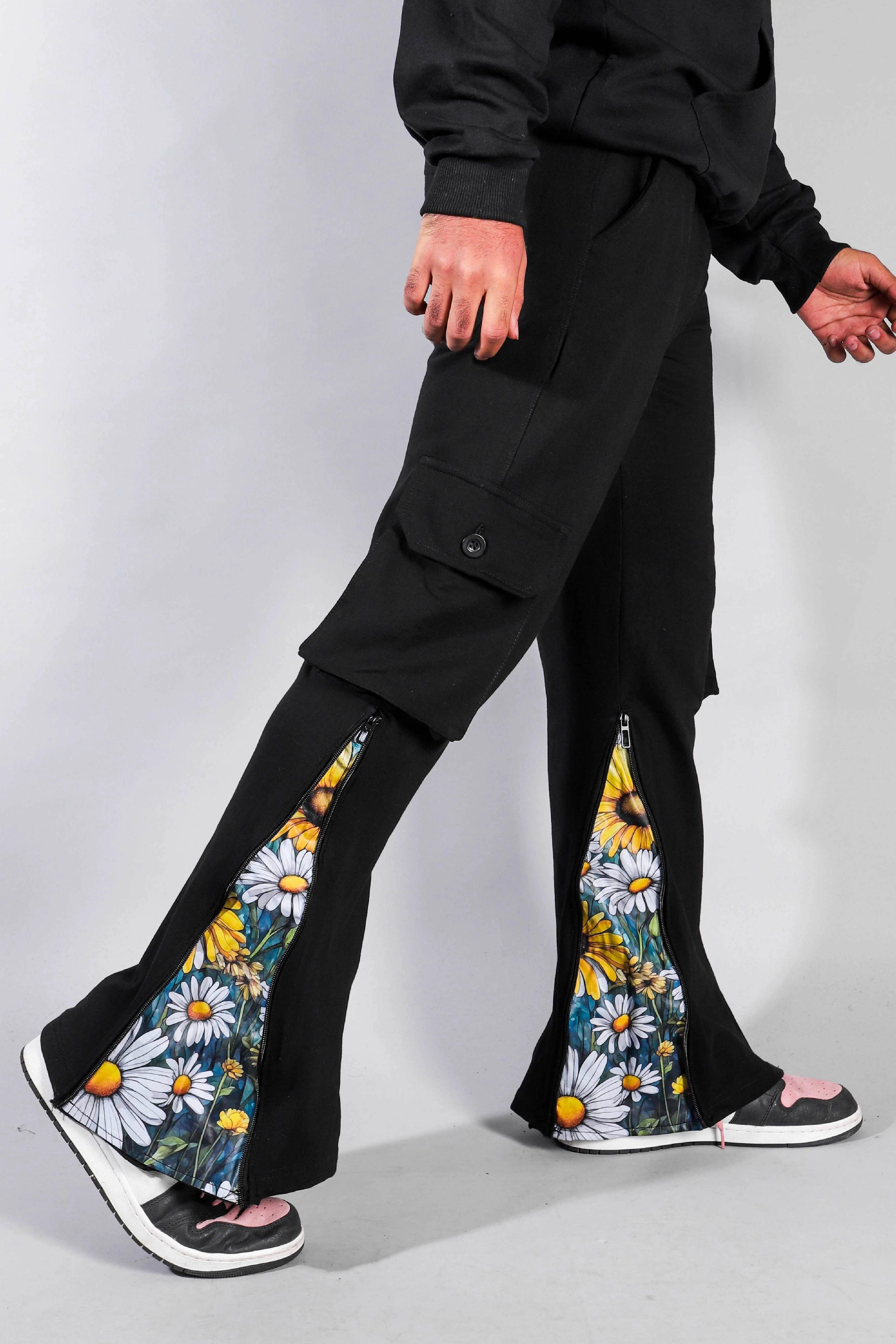 FLORAL TYPE ONE Cargo Pants | Comfort & Durability – BWGRAB